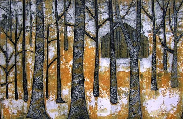 Collagraph Weekend Workshop with Birgitta Wilson | Data Thistle