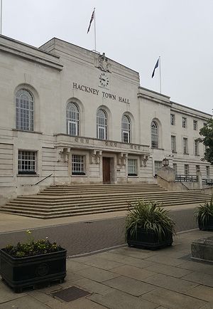 Hackney Town Hall (Mare Street, London E8)