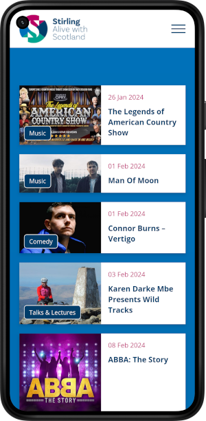 Stirling: Alive with Events | Data Thistle